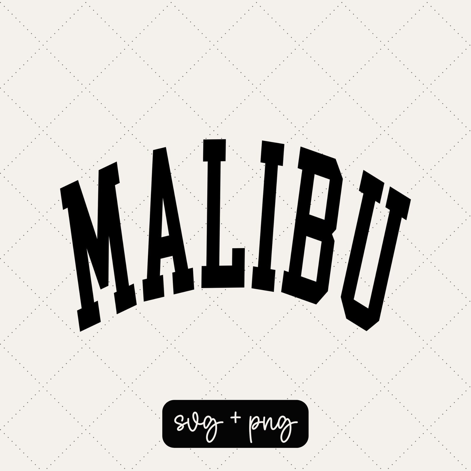 Malibu SVG PNG Iron on Vinyl Project Cricut Cut Files - Etsy