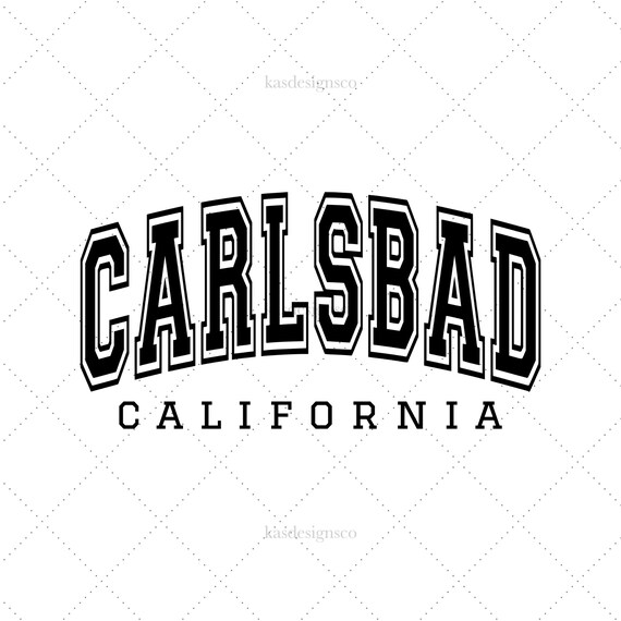 Carlsbad California Svg California Png California - Etsy