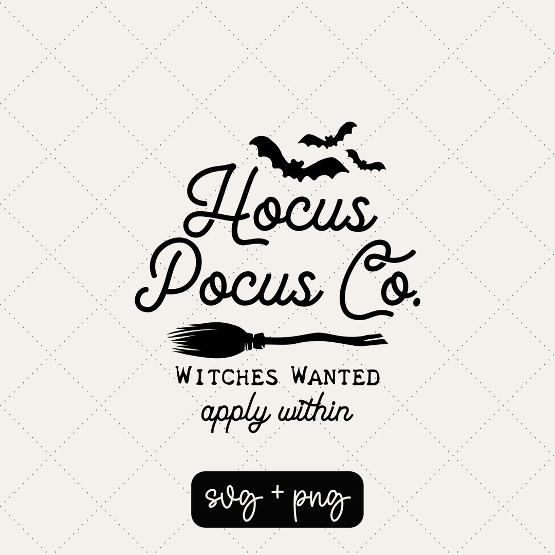 Hocus Pocus Co. Svg Hocus Pocus Svg Halloween Svg Halloween Png Hocus ...