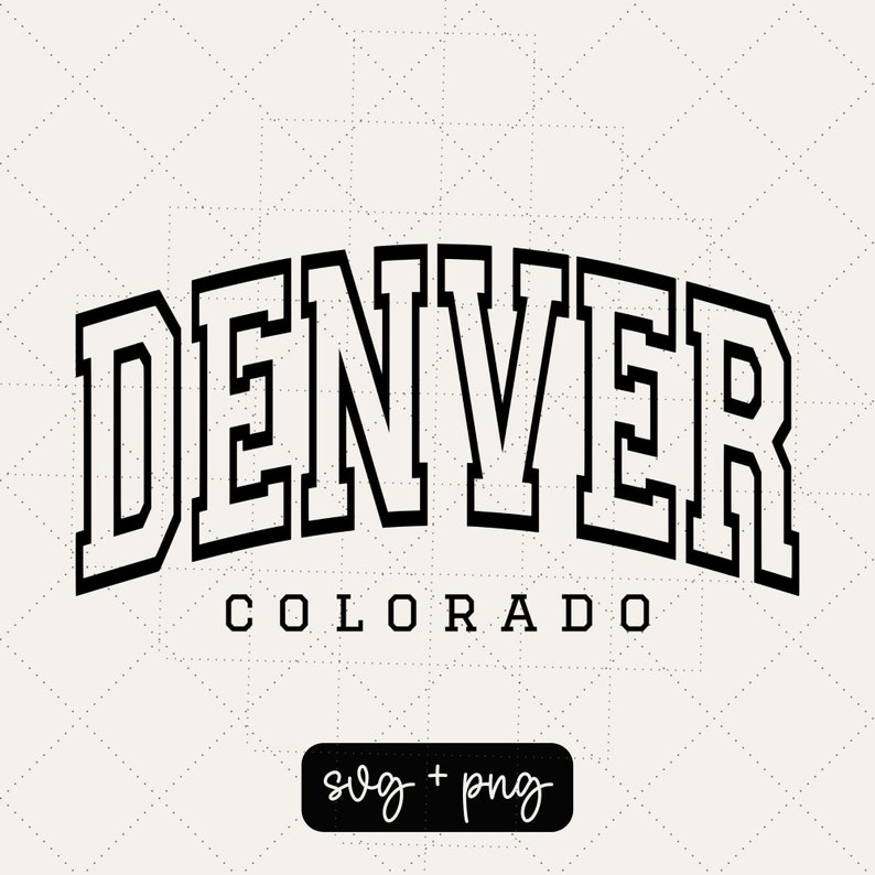 Denver Colorado Svg, Colorado Svg, Rocky Mountain Svg, Colorado Png ...