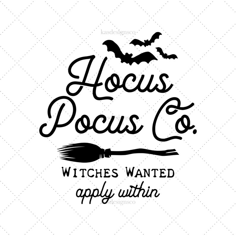 Hocus Pocus Co. Svg Hocus Pocus Svg Halloween Svg - Etsy