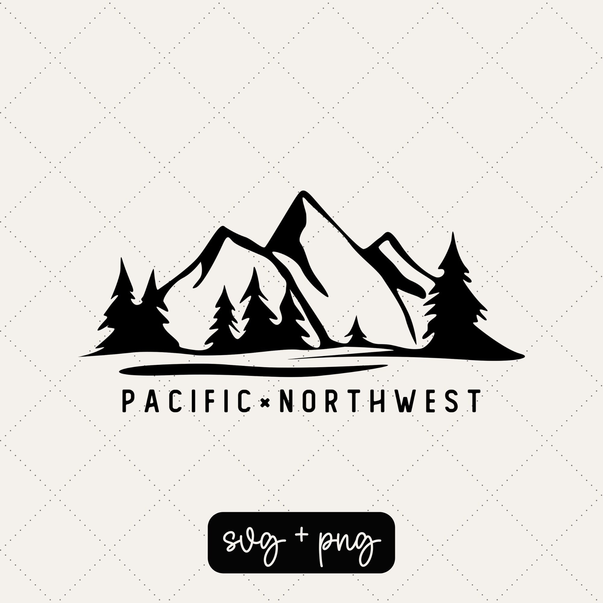 Pacific Northwest Svg SVG PNG Wilderness Svg Camping - Etsy