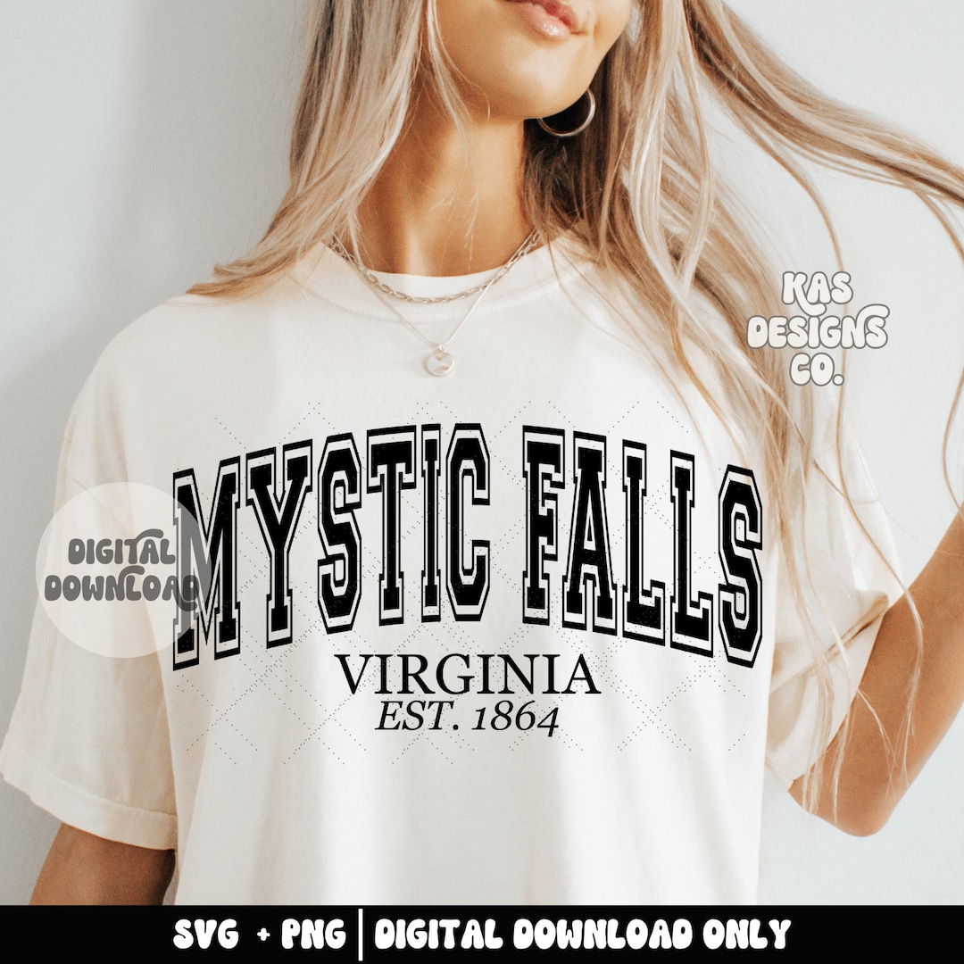 Mystic Falls Svg, Mystic Falls Png, Sweatshirt Svg, Sweatshirt Design ...