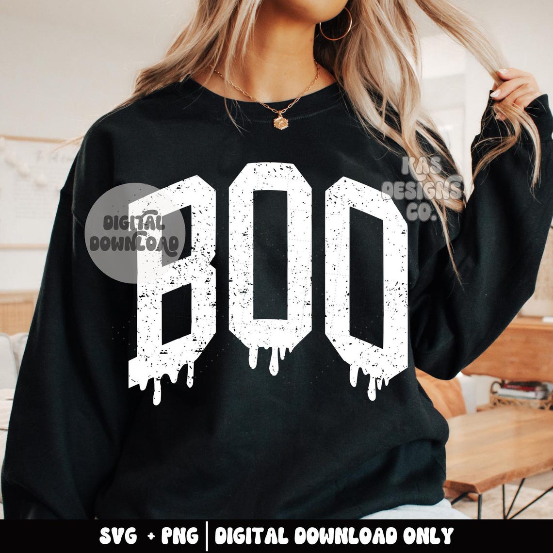 Original Creator, Halloween Drips Svg, Boo Svg, Sublimation Png ...