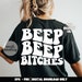 Beep Beep Bitches Svg, Bumper Sticker Svg, Car Decal Svg, Keychain Svg ...