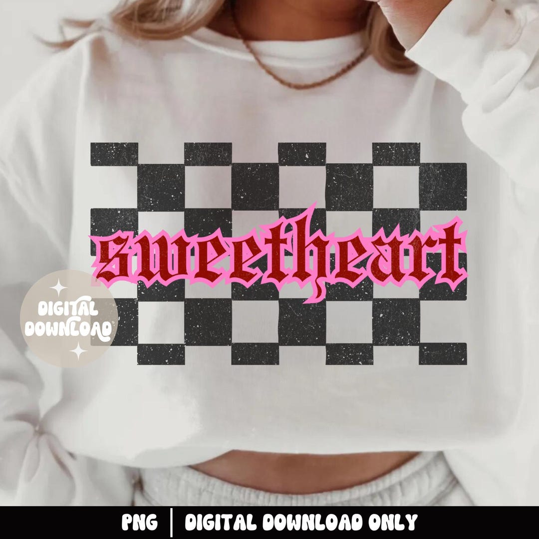 Sweetheart Png, Sweetheart Retro Png, Valentine's Day Png, Sweethearts ...