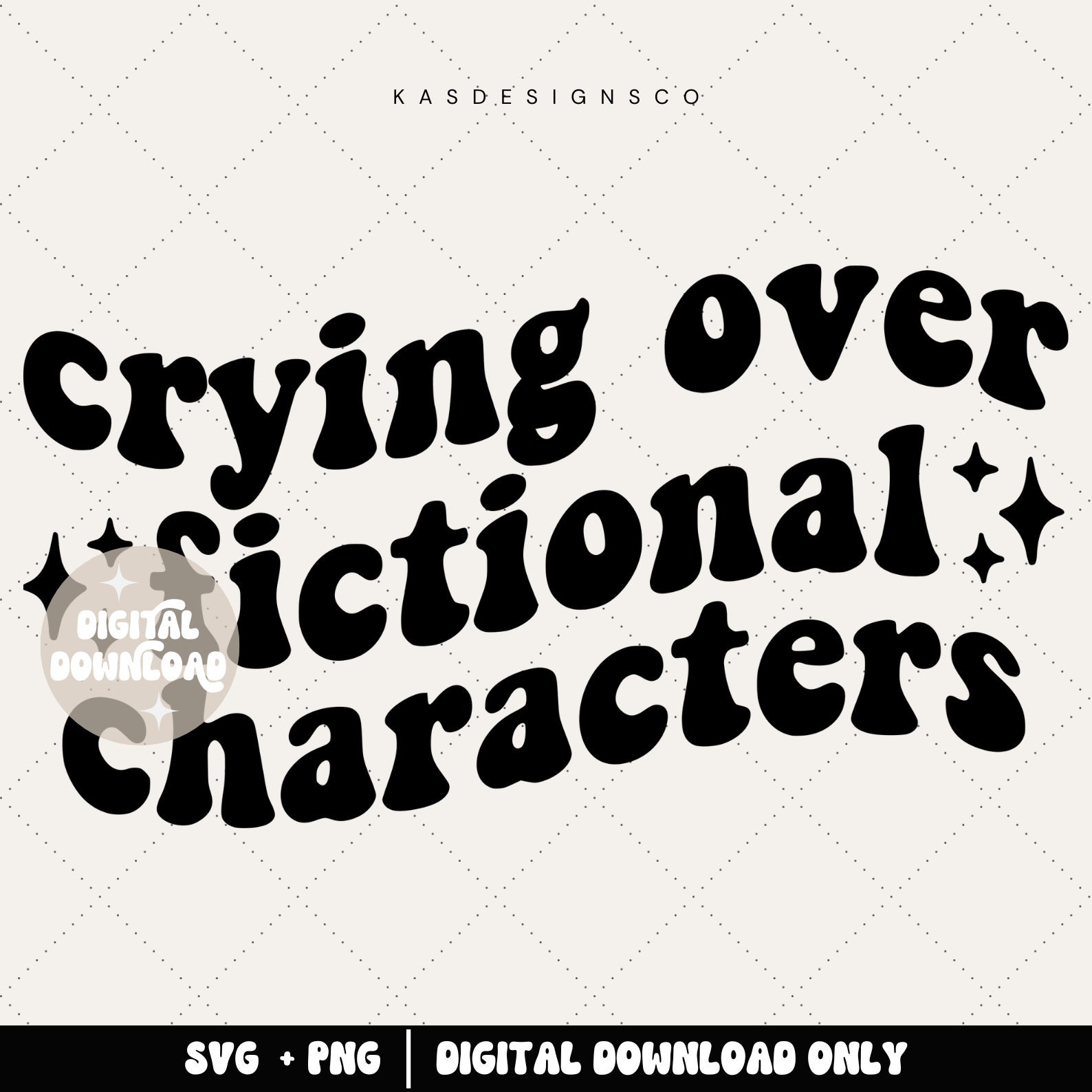 Crying Over Fictional Characters Svg, Book Lover Svg, Digital Download ...