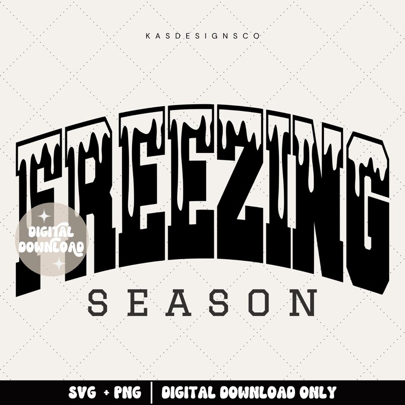 Freezing Svg - Etsy
