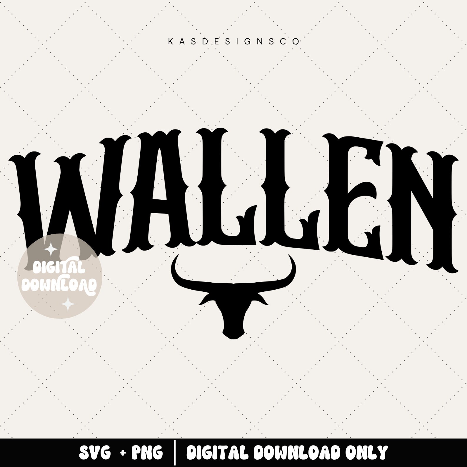 Wallen Bull Skull - Digital PNG - Western Bull Png - Cowboy Png ...