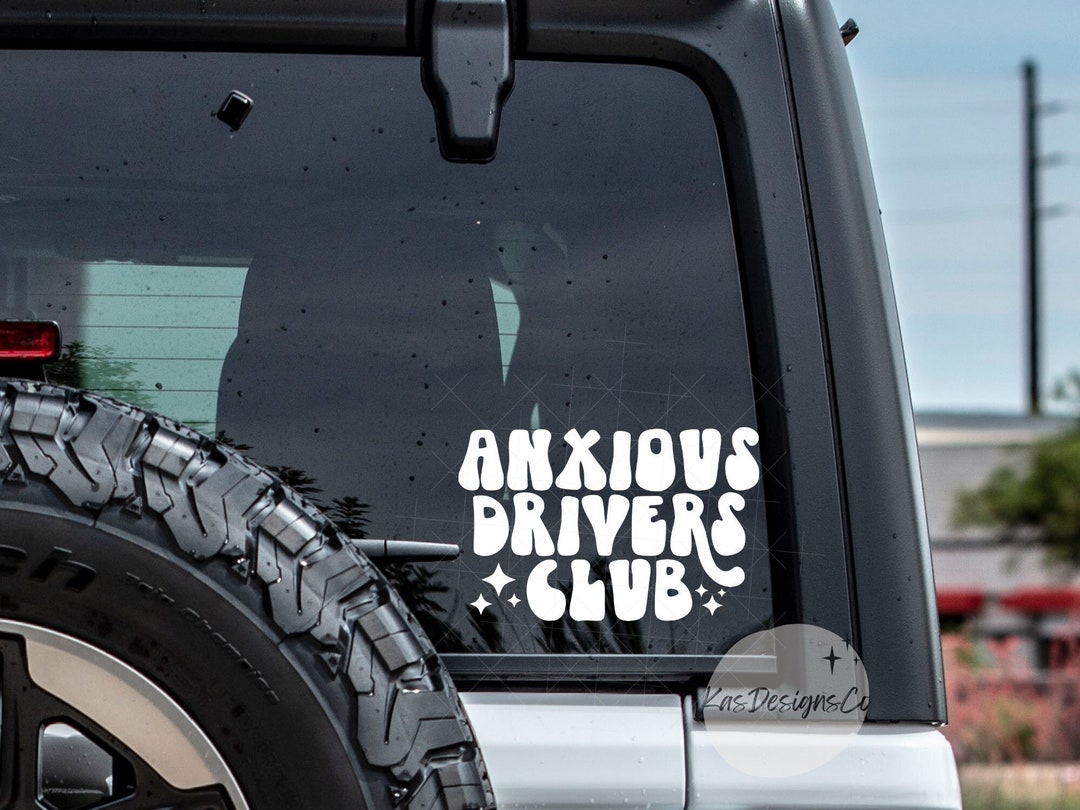 Anxious Drivers Club Svg Trendy Svg Wavy Svg Cut File - Etsy