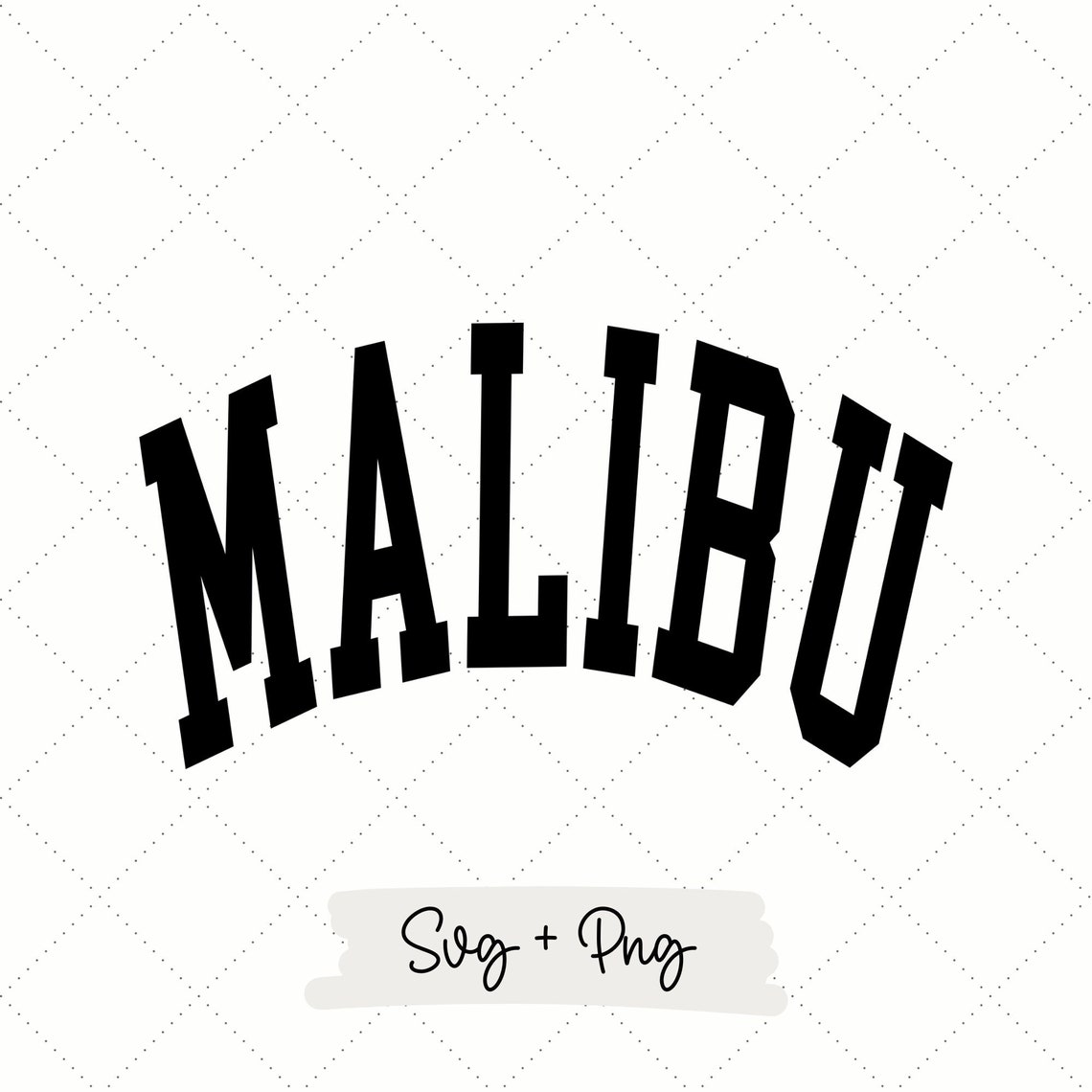 Malibu SVG PNG Iron on Vinyl Project Cricut Cut Files - Etsy