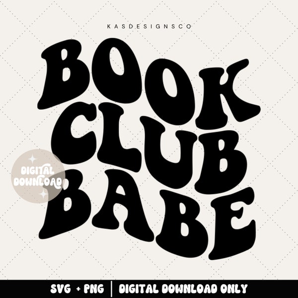 Spicy Moms Book Club Svg / Reader Svg / Bookish Svg / Book Svg / Wavy ...