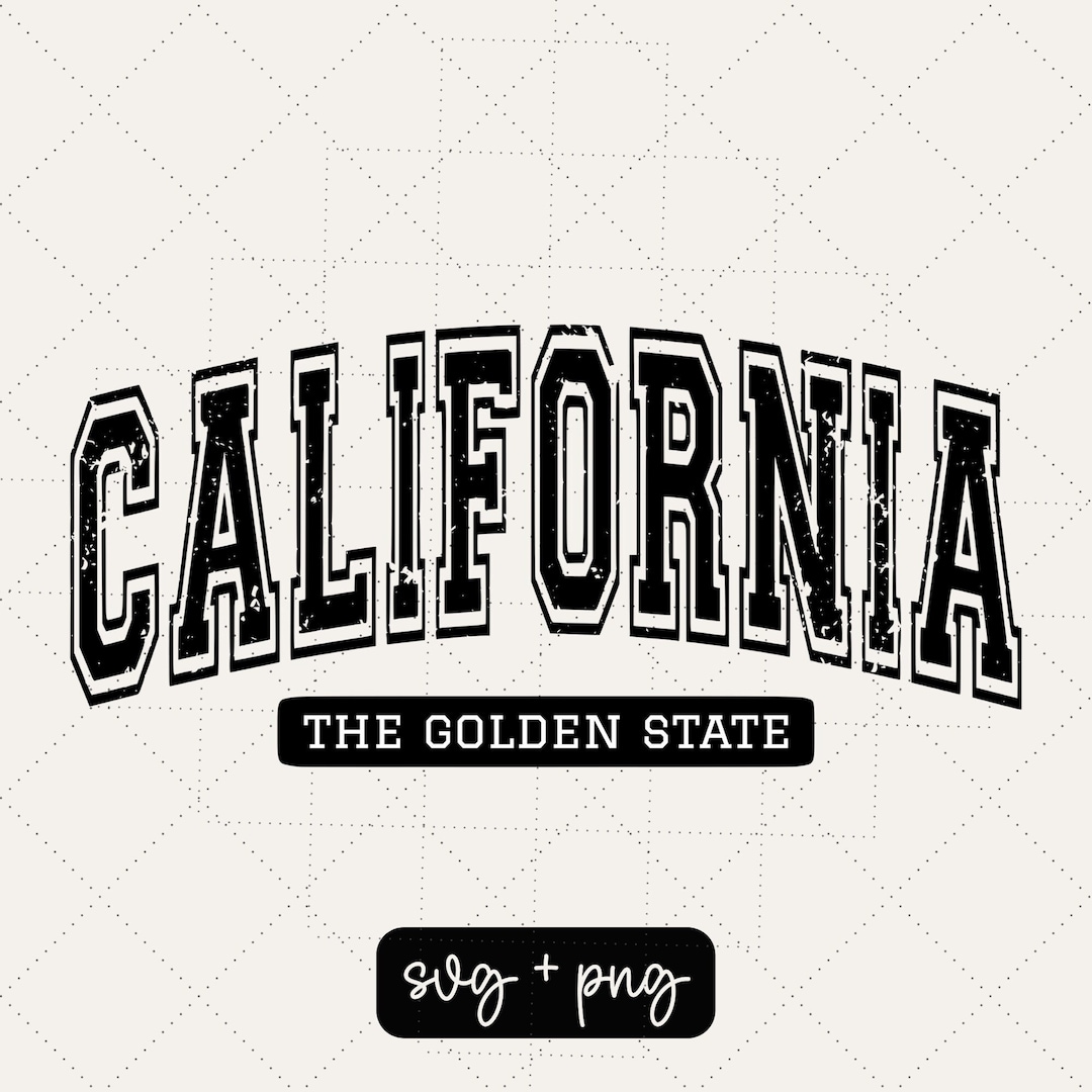 California the Golden State Svg, California Svg, Cali Svg, Trendy Svg ...