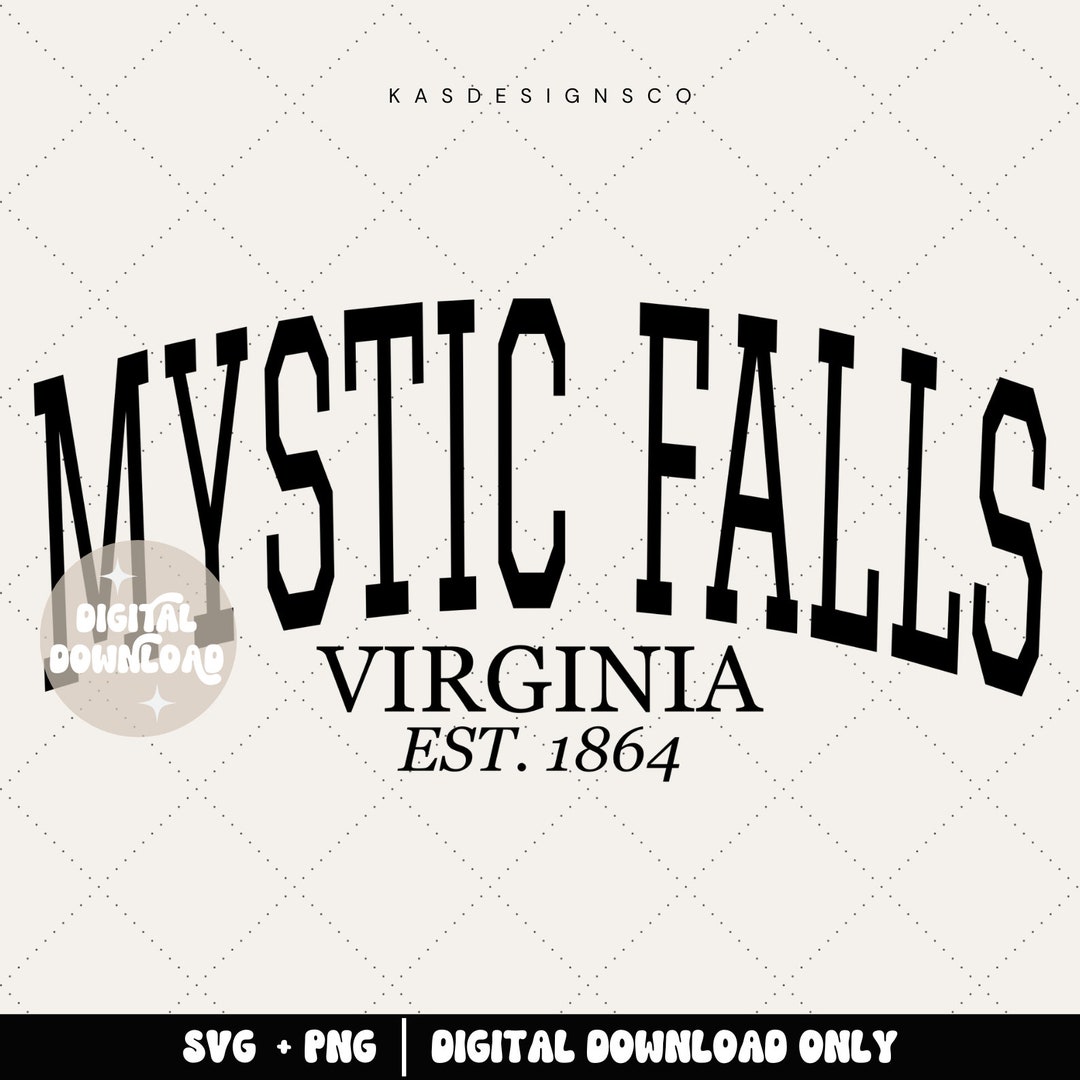 Mystic Falls Svg, Vampires Svg, Digital Download, Camping Svg, Camping ...