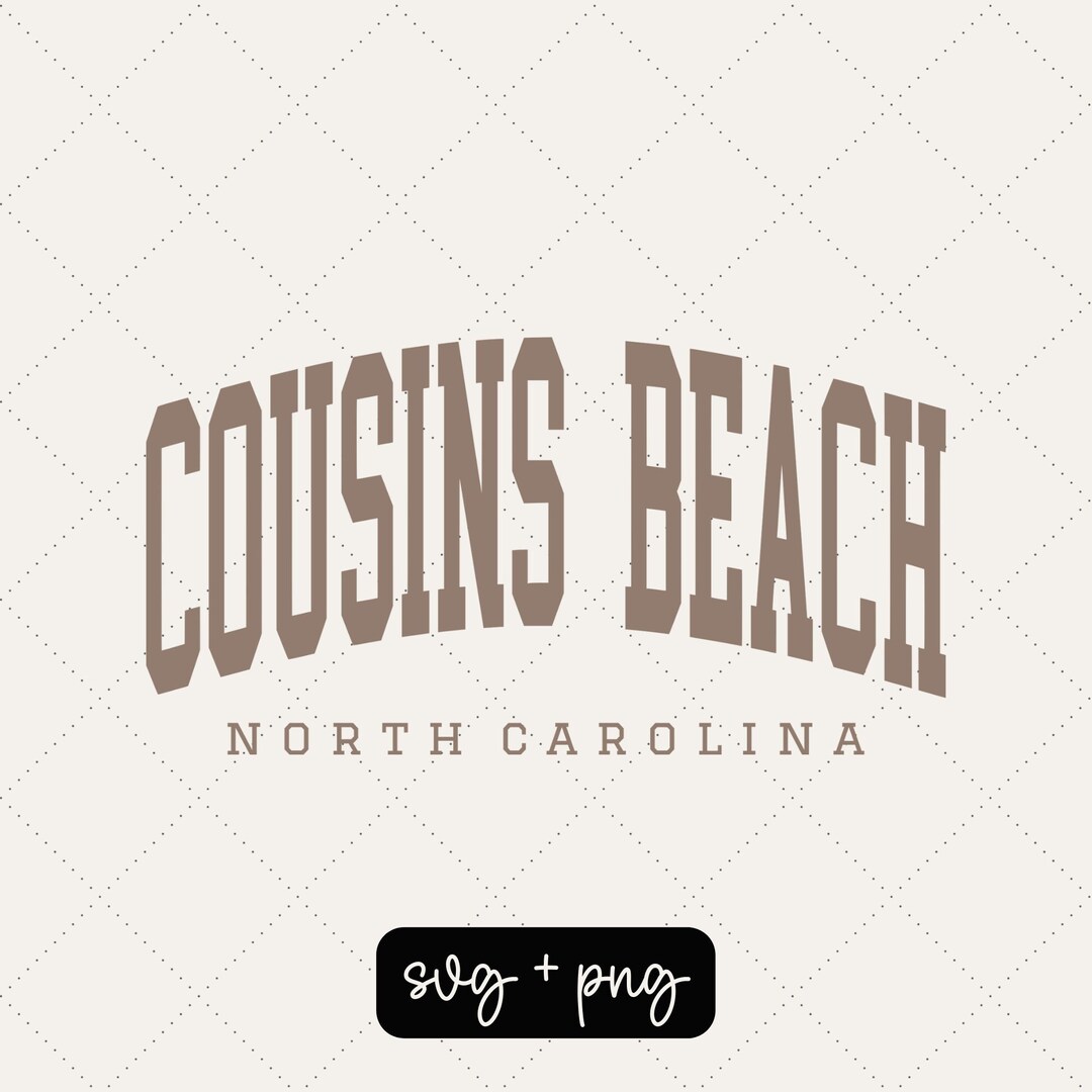 North Carolina Svg, Trendy Svg, Varsity Svg, Beachy Svg, Beach Vibes - Etsy