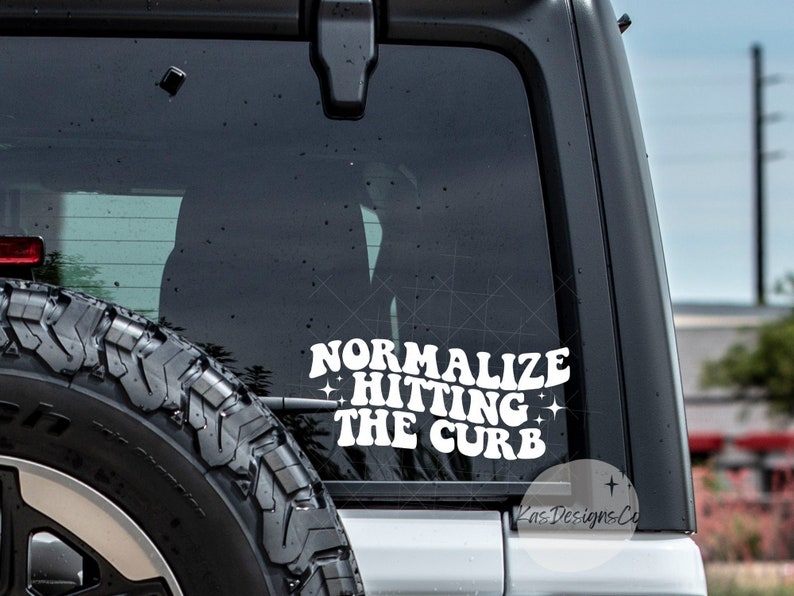 Normalize Hitting the Curb Svg, Funny Svg, Car Sticker Svg, Car Decal ...