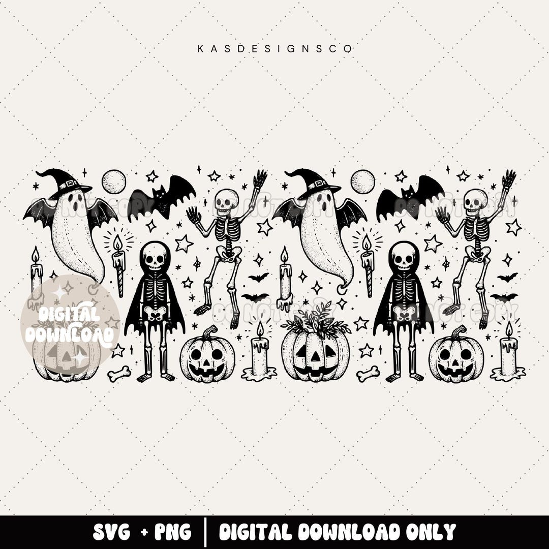 Spooky 16 Oz Png, Halloween Cup Png, Spooky Glass Cup Png, Halloween ...