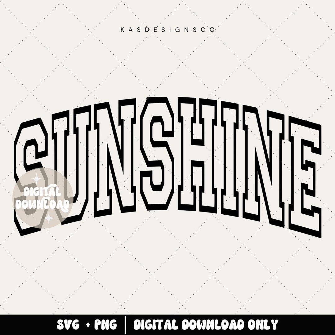 Sunshine Svg - Sunshine Png - Summer Svg - Summer Vibes - Summer Time ...