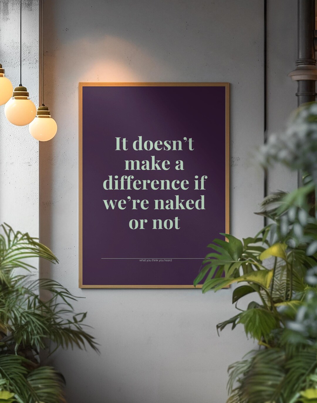 Funny Misheard Lyrics Poster | Music Quote Wall Art - Etsy