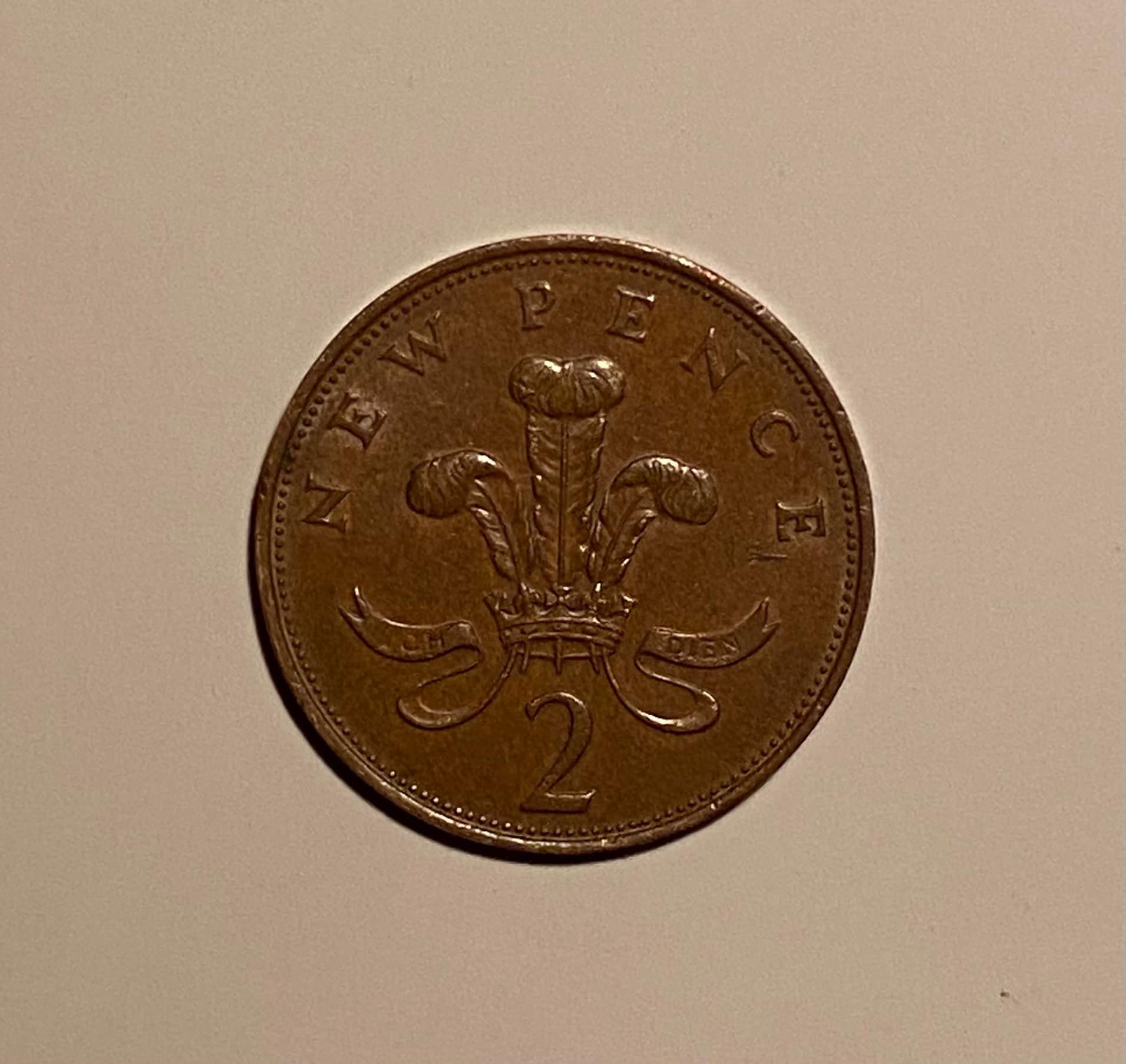 New pence 2 1971 2.Elizabeth coin 10/10 | Etsy