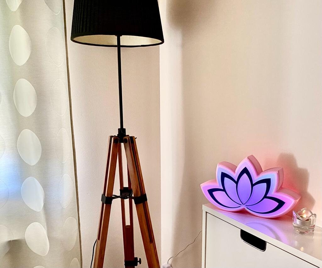 Lotus Flower With Led Lights, to Decorate and Set. - Etsy