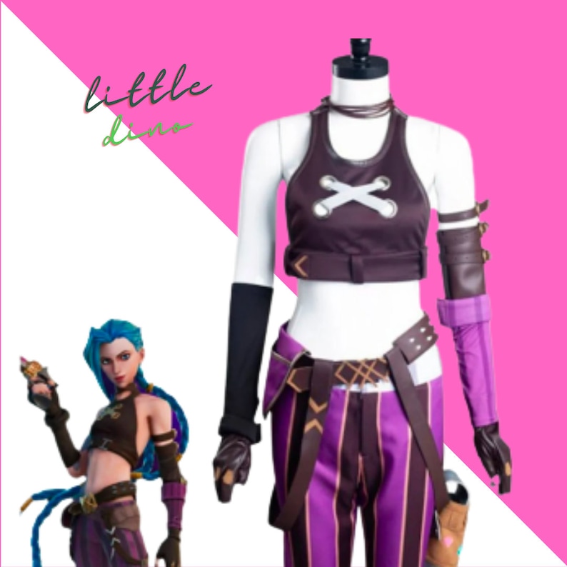 Arcane Jinx Cosplay Jinx Cosplay Costume Outfits/ League of | Etsy India
