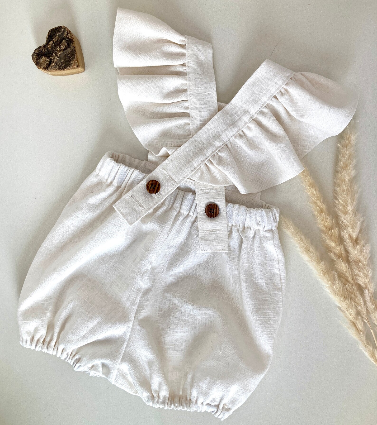 Baby Romper, Baby Christening Outfit, Holiday Wear, Special Occasion ...