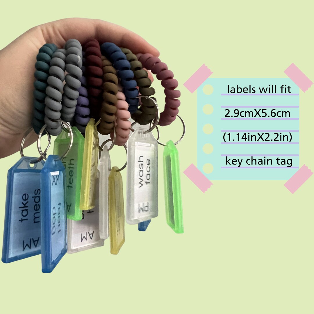 ADHD Chore Reminder Keychain Labels - Etsy