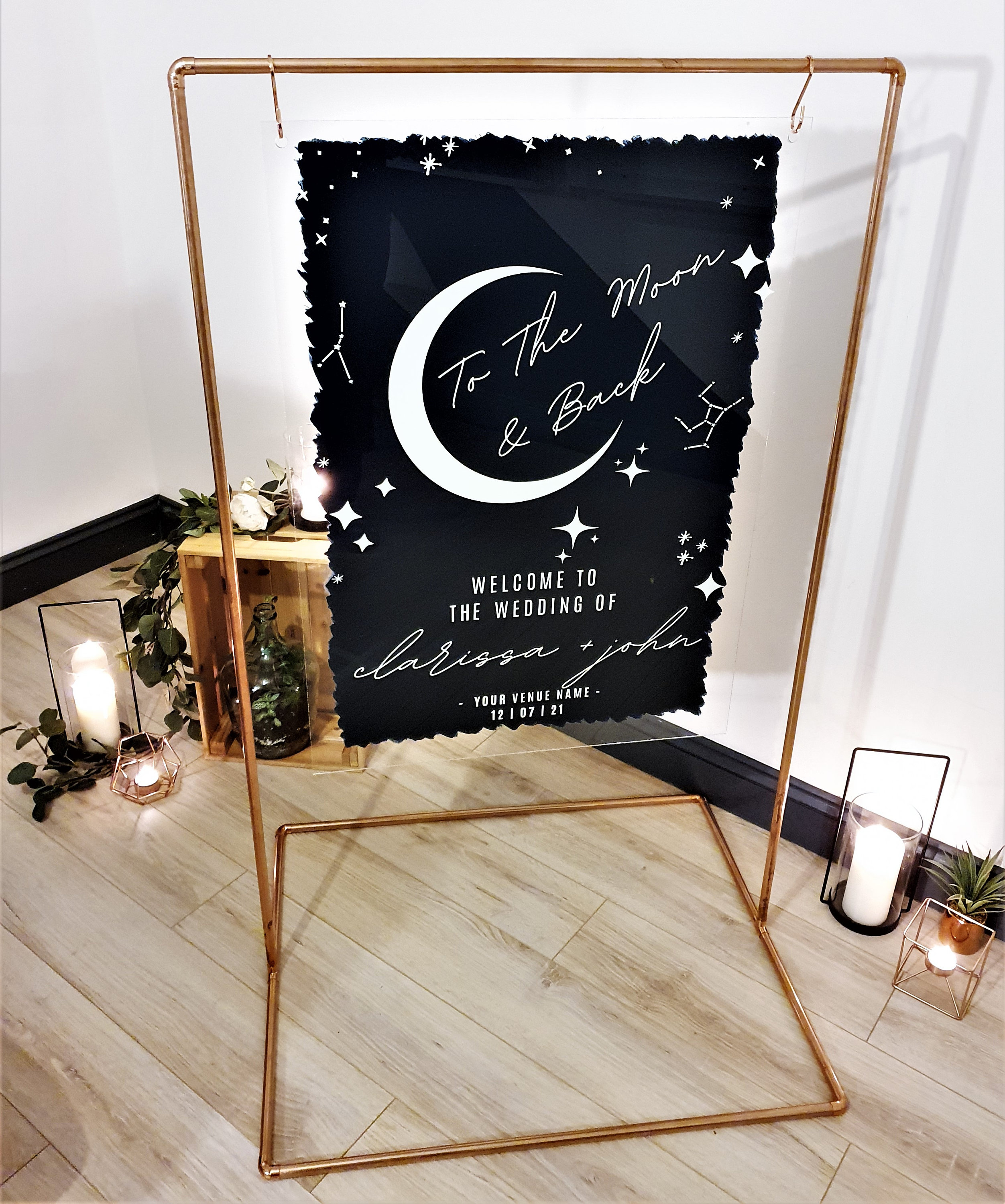 Industrial Copper Pipe Sign Stand Listing for Stand Only - Etsy