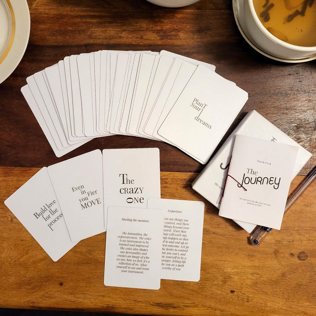 Beginner Oracle Cards Easy Simple Description Daily Affirmations Cards ...