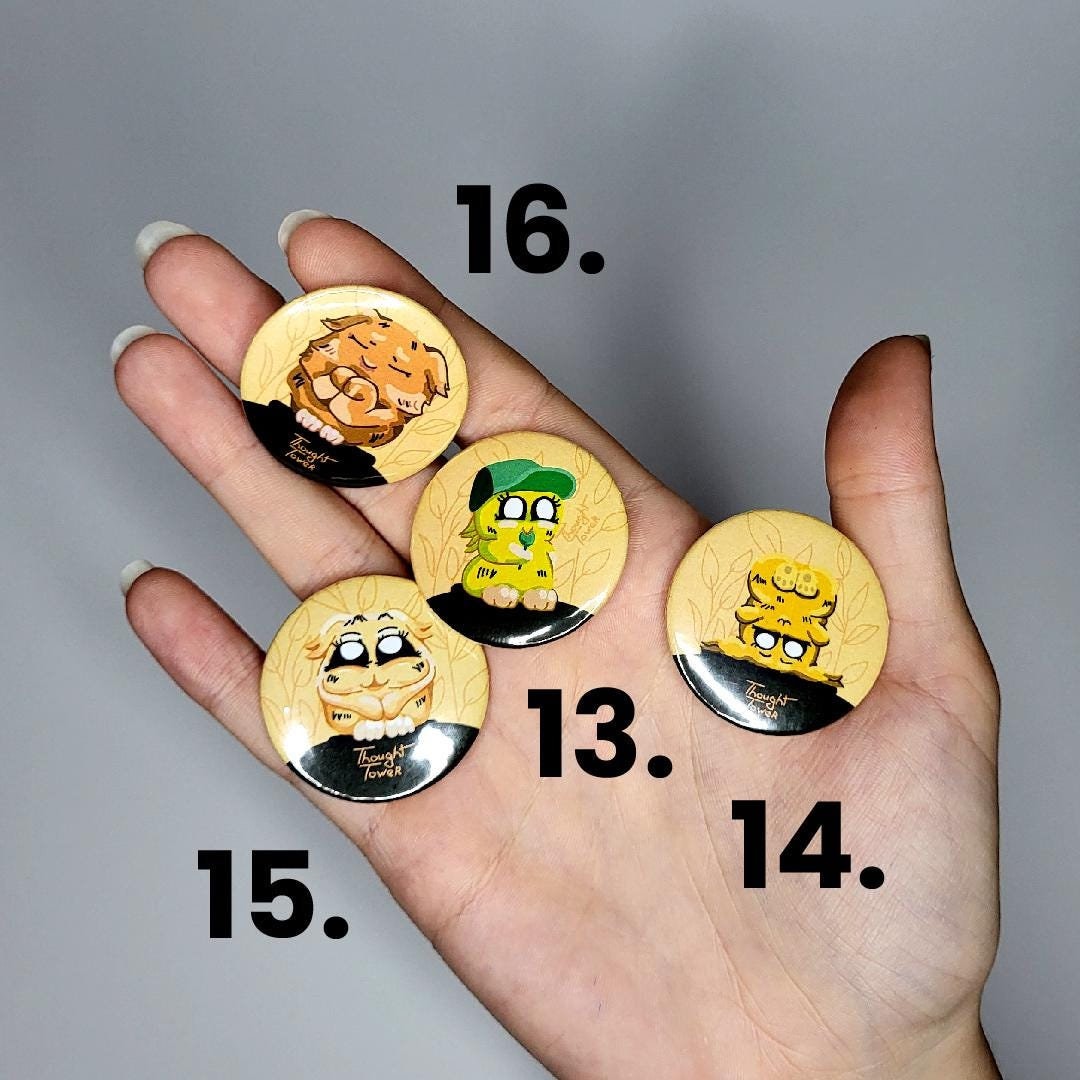 Pin Mood Badge Set Cute Mentalhealth Esmotional Suport Charecters From ...