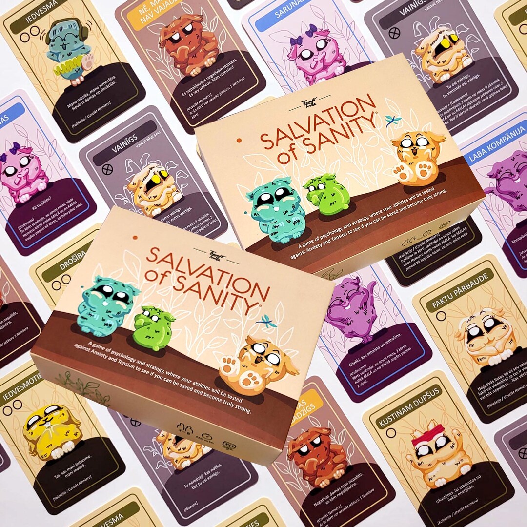 Icebreaker Games for Mentalhealth Anxiety Reliever Deck Stress ...