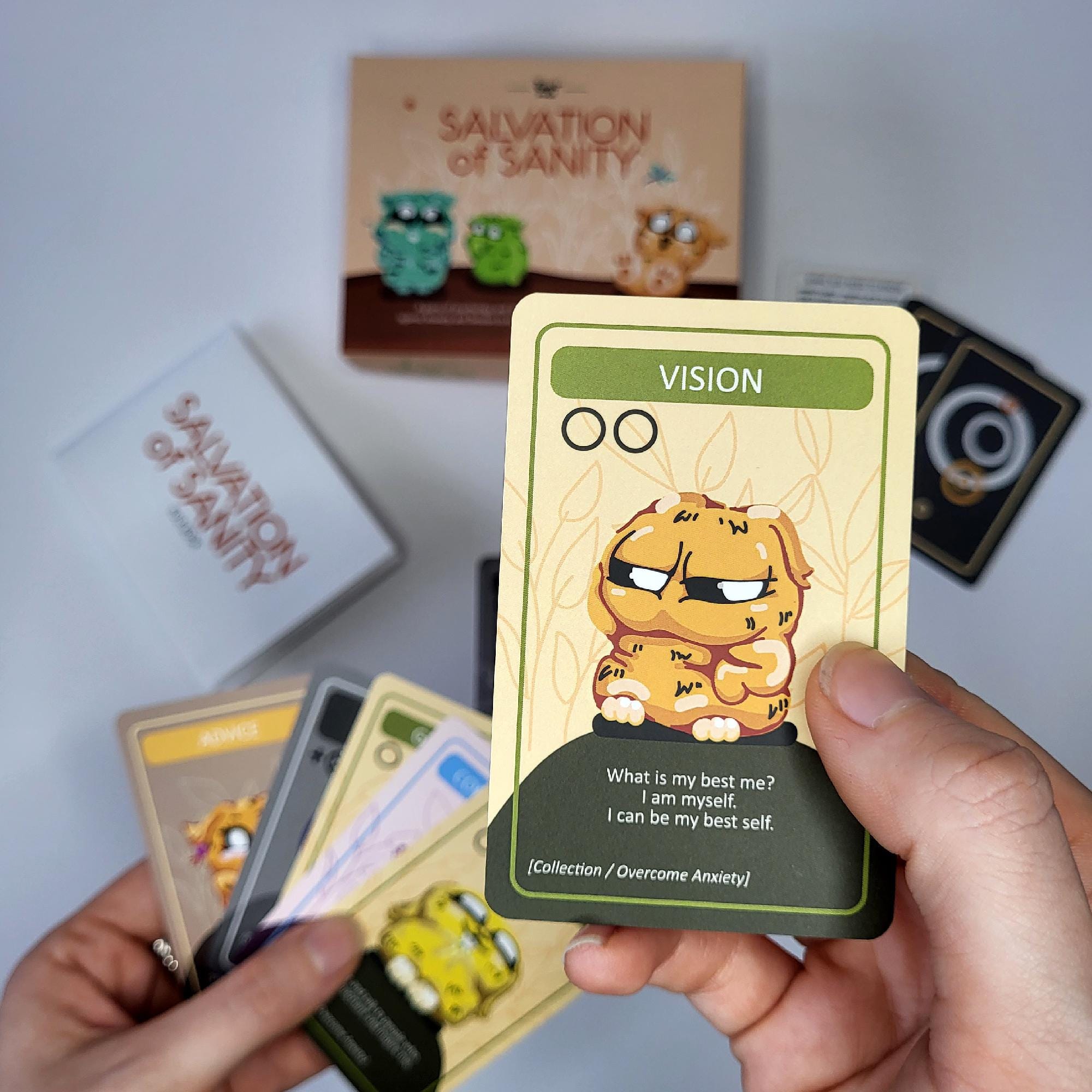 Mentalhealth Group Therapy Game Anti Anxiety Cards Stress Reliever ...