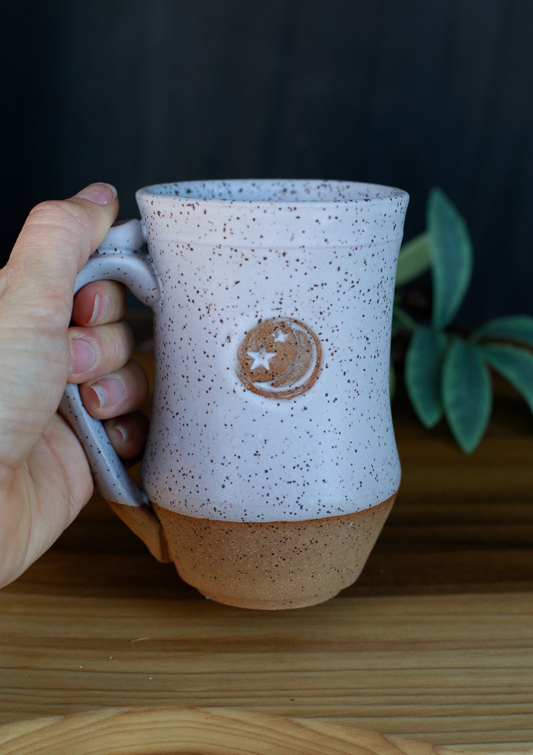 Handmade Ceramic Moon and Stars Mug - Etsy