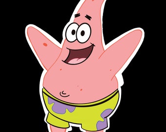 Patrick Star Sticker - Etsy