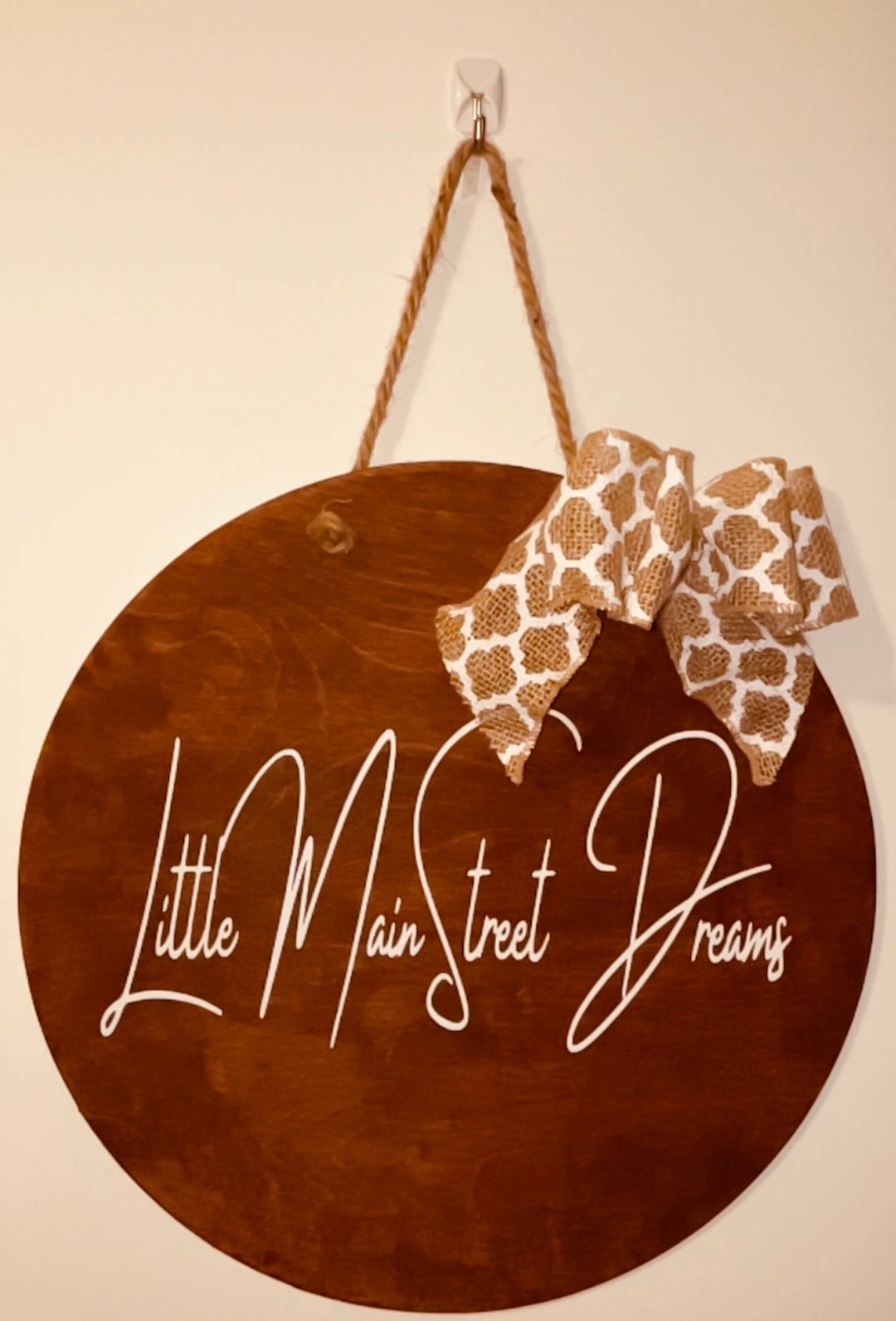 Custom Wooden Sign, Custom Stained Wooden Sign, Wall Decor, Door Sign ...