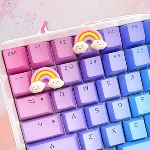 104 Custom Rainbow PBT Keycap Set for Cherry MX Style - Etsy