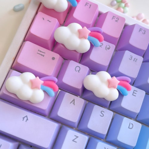 104 Custom Rainbow PBT Keycap Set for Cherry MX Style - Etsy