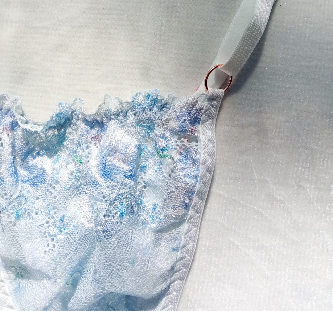 Blue Dreamy Thong, Skies on Your Body - Etsy