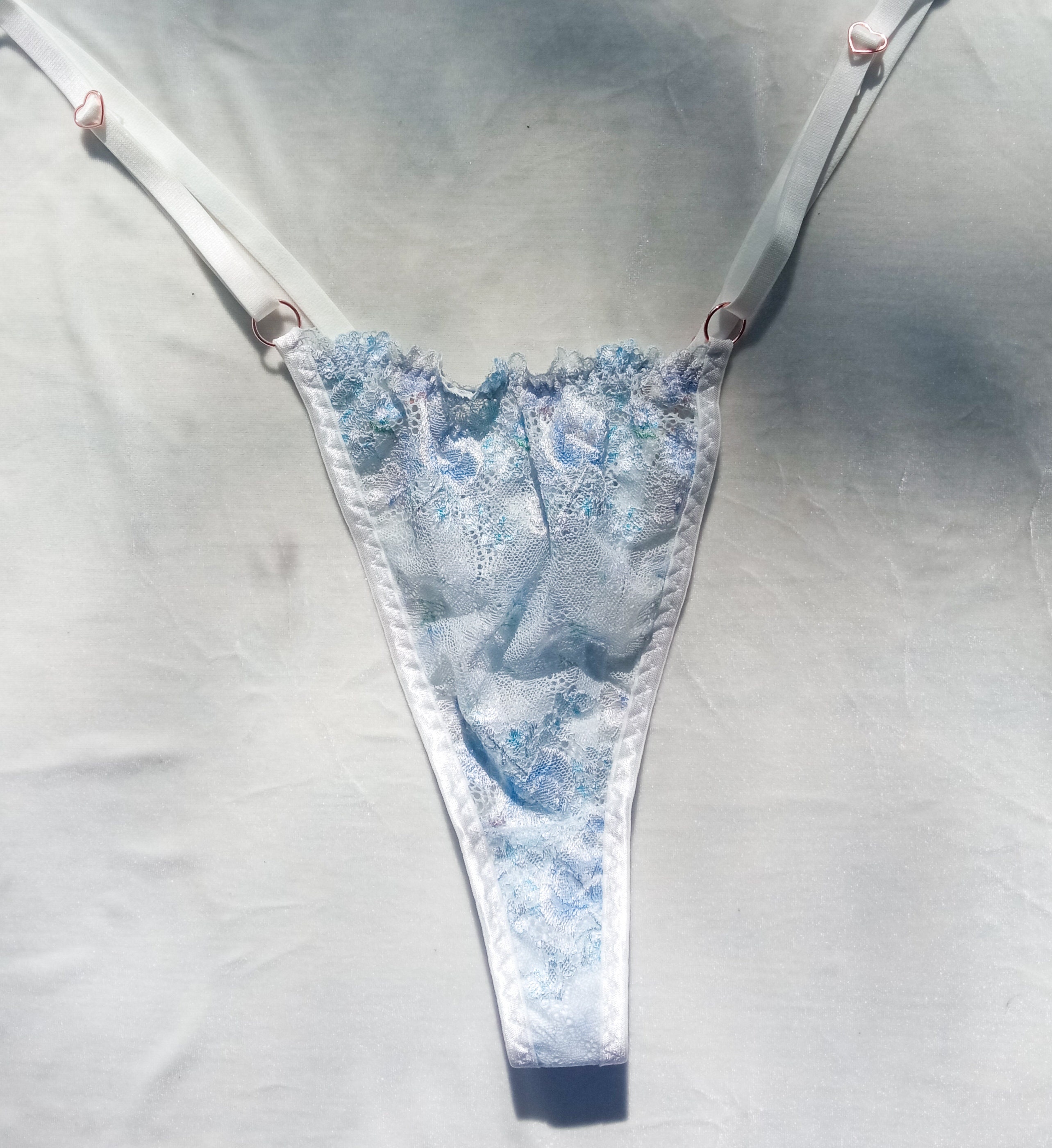 Blue Dreamy Thong, Skies on Your Body - Etsy