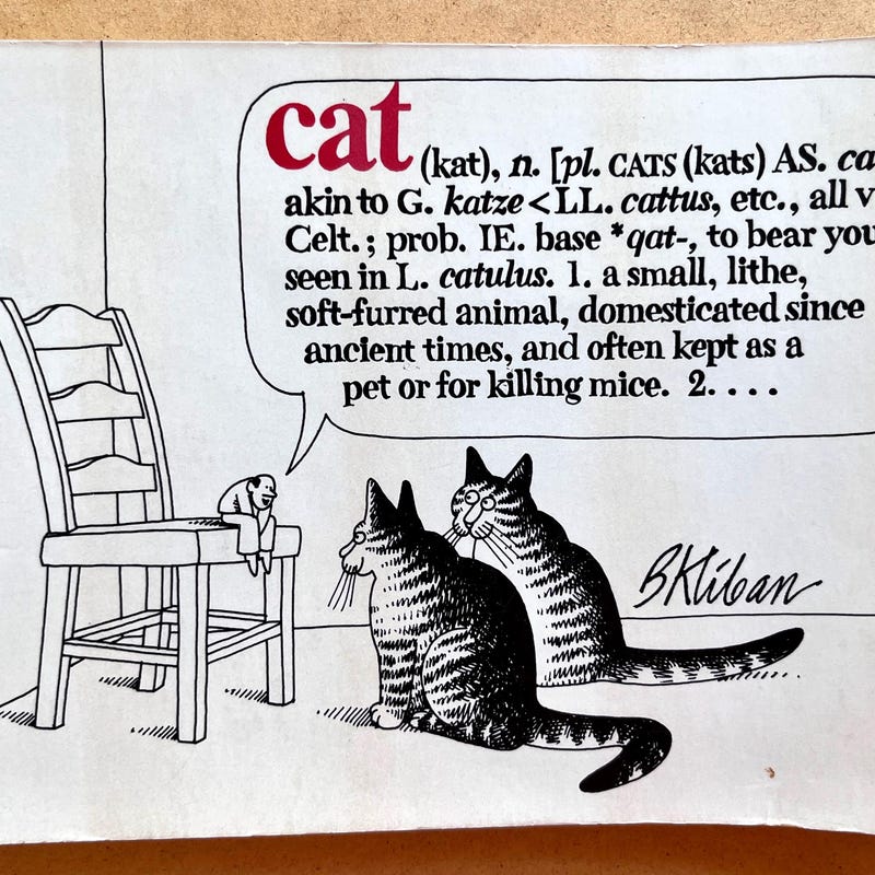 Kliban Cat - Etsy