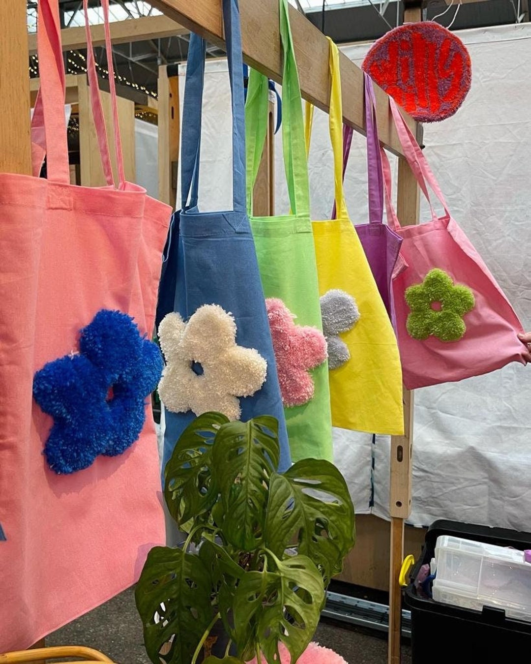 Flower Power Tote Bag: MADE TO ORDER - Etsy