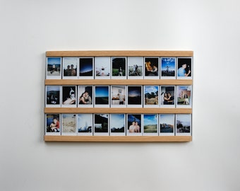 Fujifilm Instax Mini Picture Frame for 3 Photos Wood Photo Frame for ...