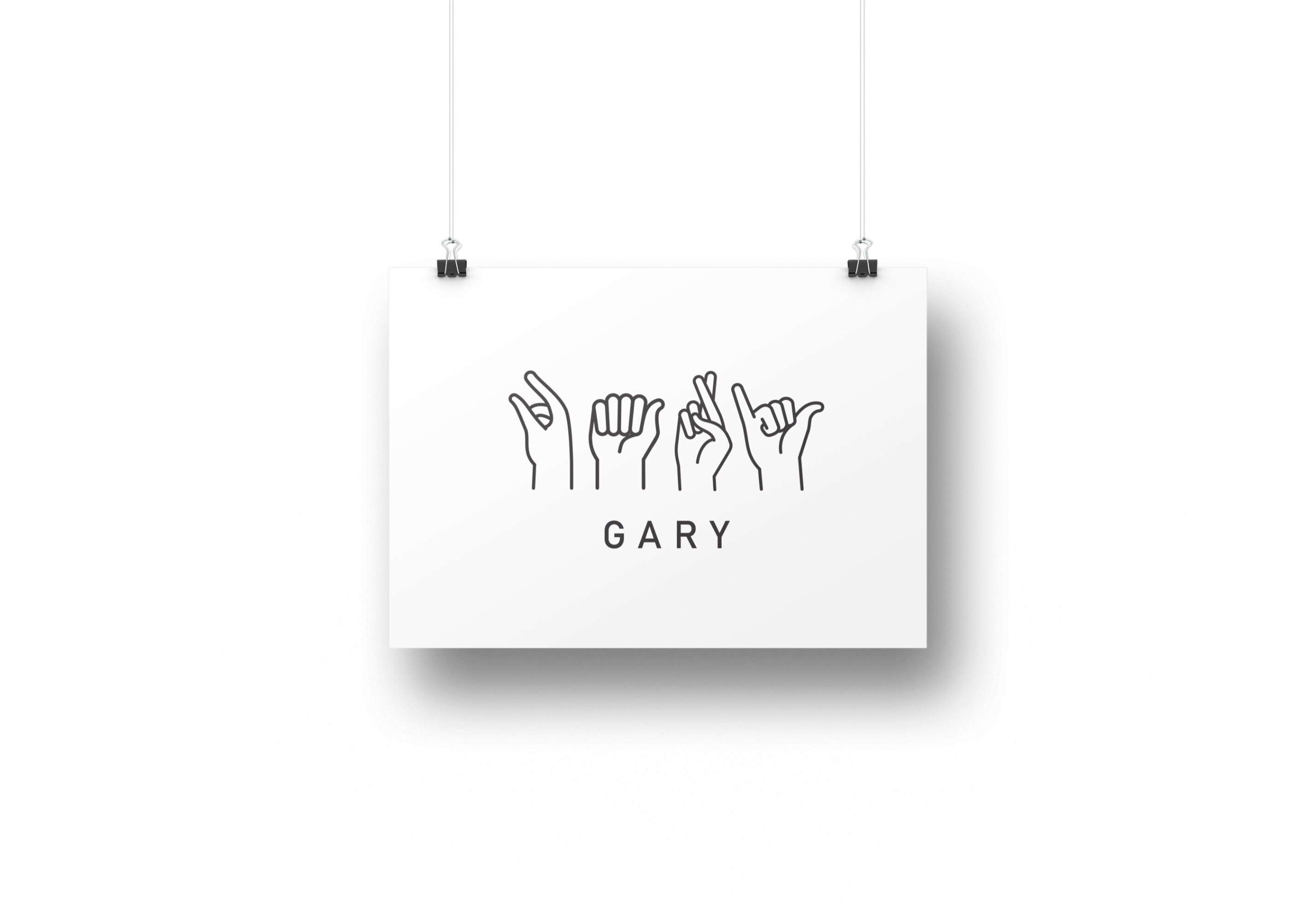 Digital Download Sign Language Name / Personalized ASL Wall Art / ASL ...