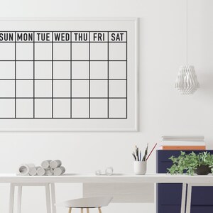 Days of Week Calendar Sans Serif Minimal Modern Cuttable Files for ...