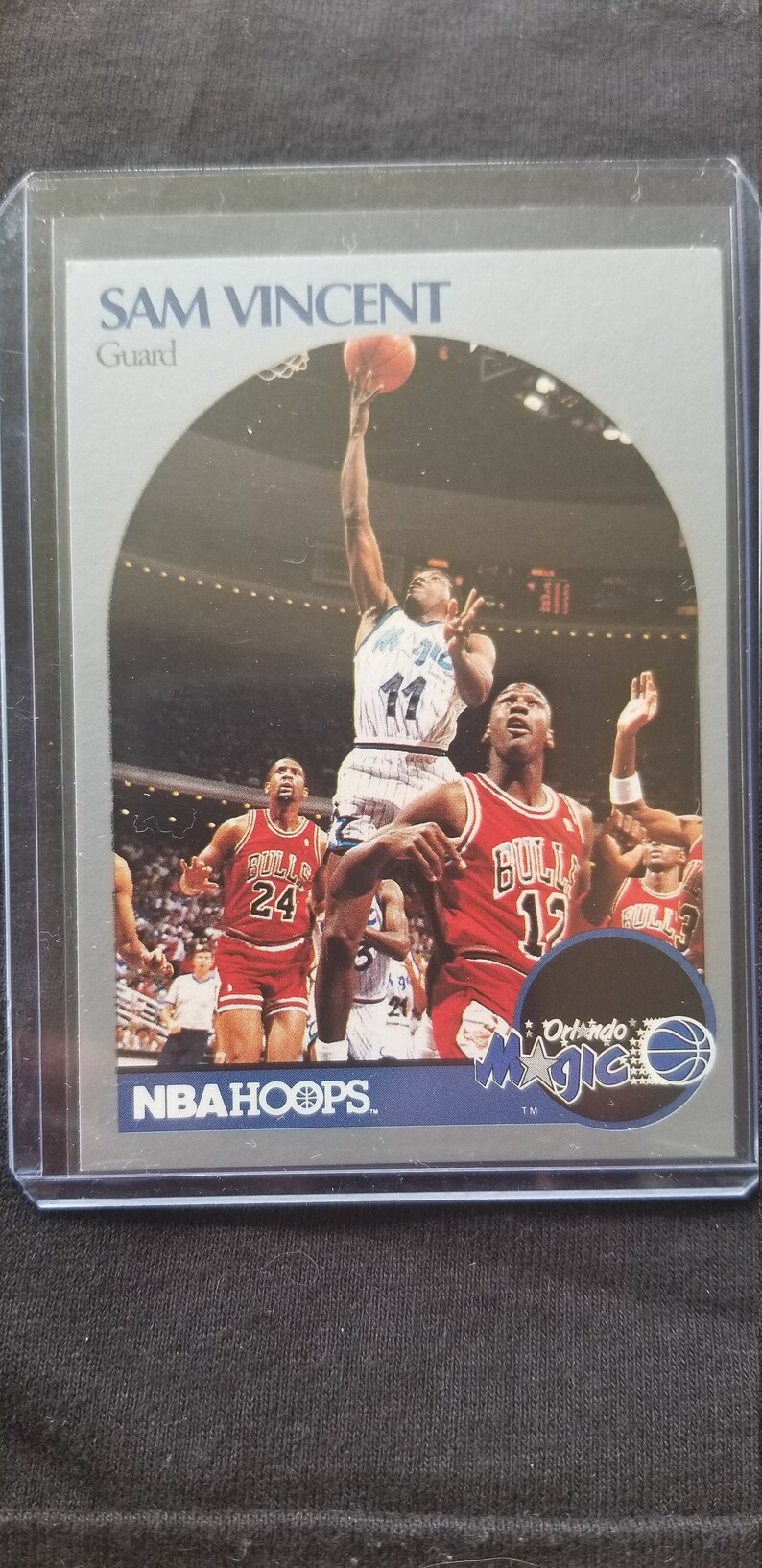 1990 NBA Hoops Michael Jordan & Sam Vincent Basketball Card / - Etsy