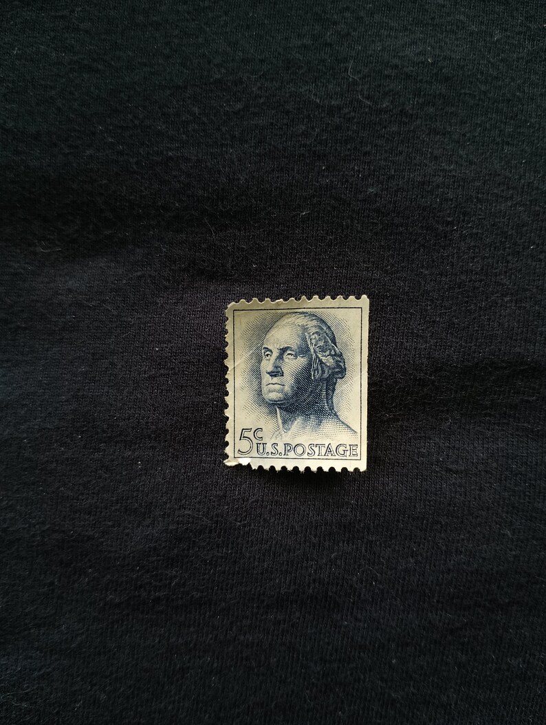1962 George Washington 5 Cent Postage Stamp United States of - Etsy
