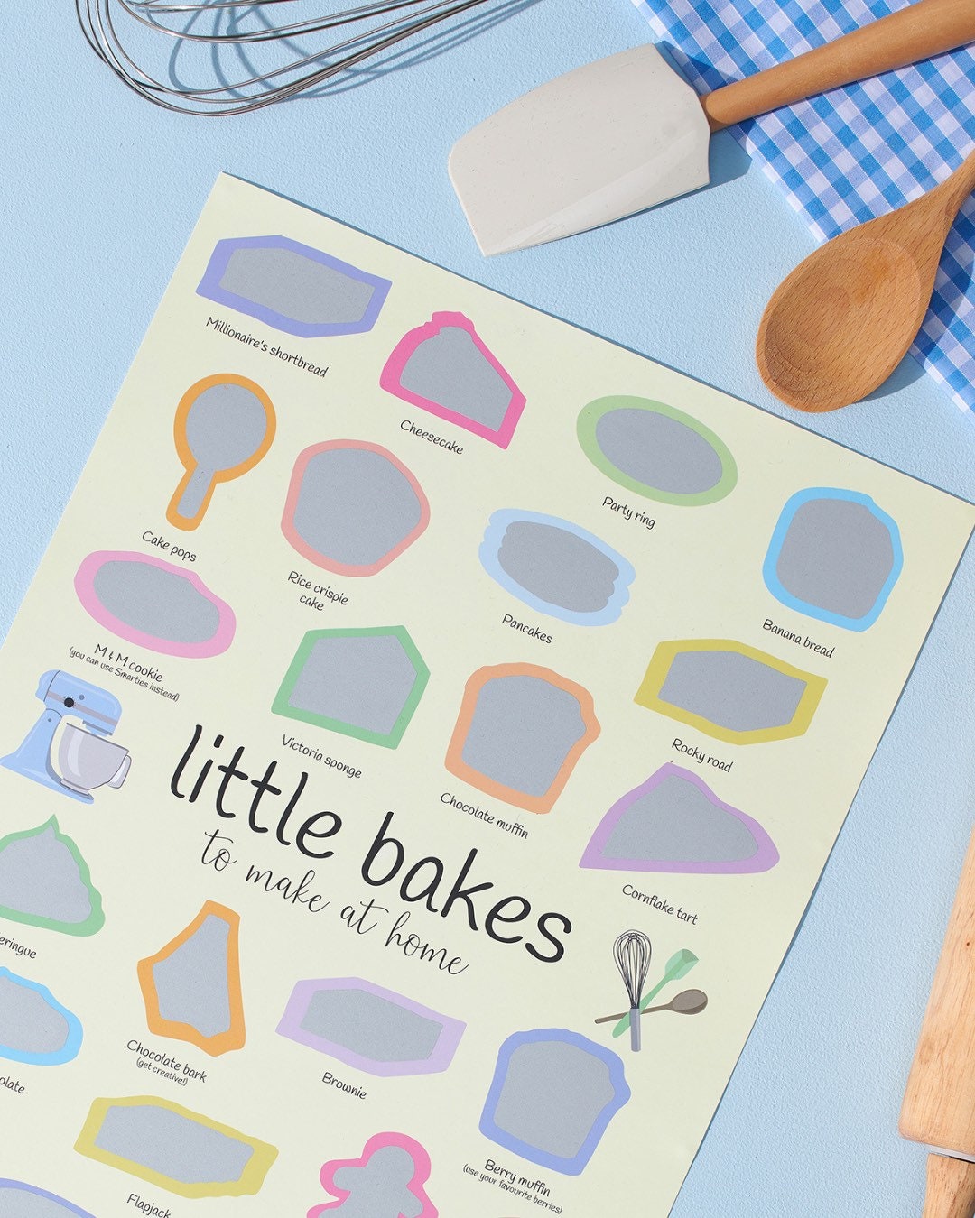 Little Bakes Scratch off Poster: Children's Baking Bucket List (A3) - Etsy