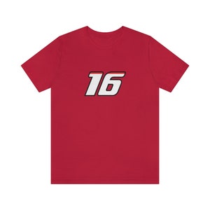 Charles Leclerc | Number 16 Ferrari T Shirt | Formula 1 Fan Gift Shirt ...