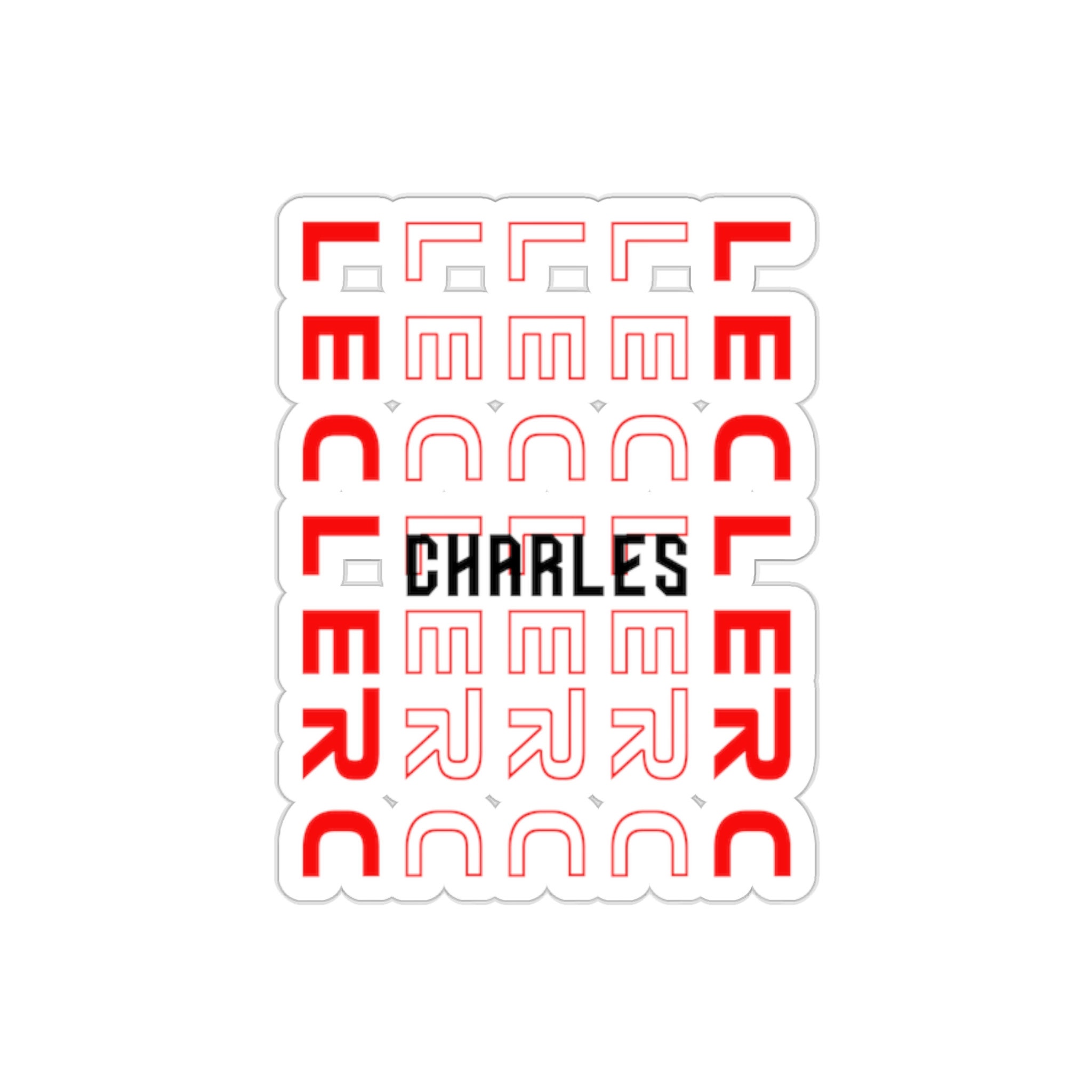 Charles Leclerc Formula 1 Sticker Leclerc Decals Formula 1 Sticker F1 ...